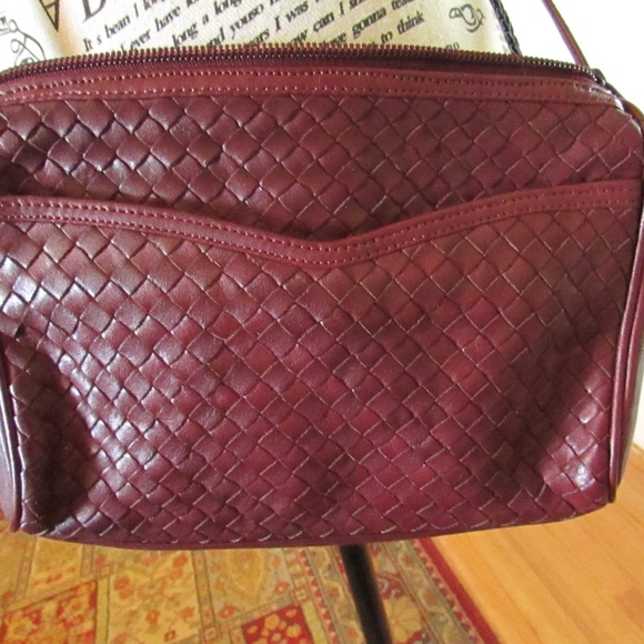 Koret | Bags | Vintage Koret Burgundy Crossbody Bag | Poshmark